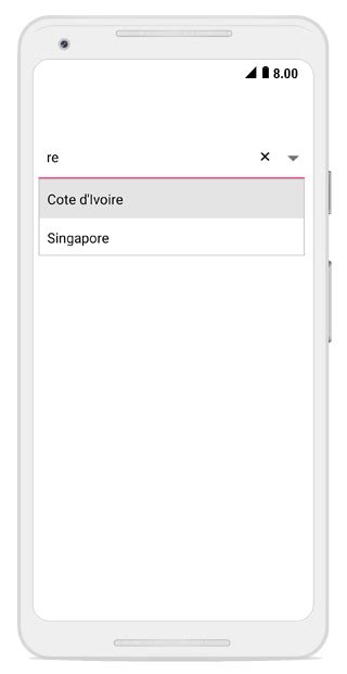 suggestion mode for syncfusion® combobox control in xamarin android