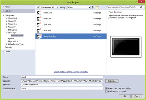 Creating A Navigation App Windows Apps With HTML And JavaScript Unleashed Book