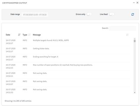 What Is Troubleshooting Your Paper Trading Bot Cryptohopper Documentation
