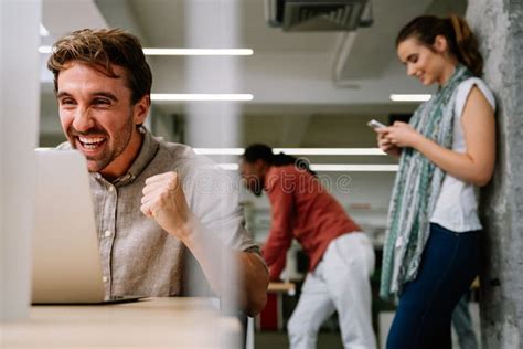 Programmers Cooperating At It Company Developing Apps People Business Work Office Concept Stock