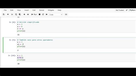 Python Operadores aritméticos en variables YouTube