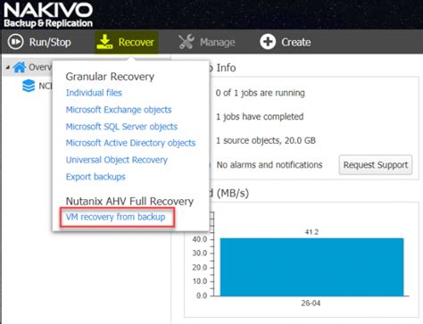 Backup And Restore Nutanix Vms With Nakivo Virtualization Howto