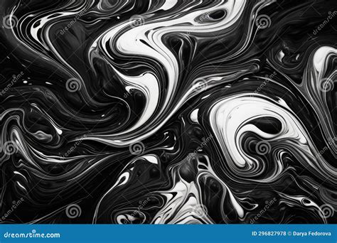 Decorative Swirls Morphing Abstract Fluid Art Colorful Artistic Texture Generative Ai Stock