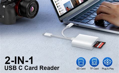 Loydia Sd Card Reader 2 In 2 Usb C To Micro Sd Card Viewer Reader Type C Otg Adapter Lightning