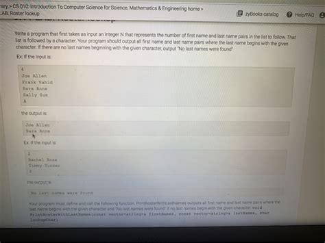 Solved Rary Cs 010 Introduction To Computer Science For