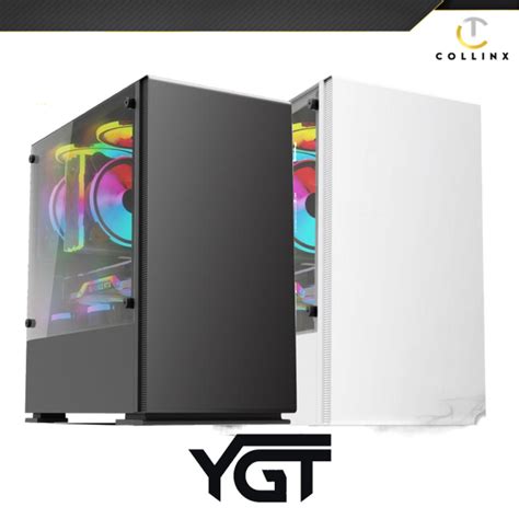 Ygt B702 Case Tempered Glass Gaming Pc Desktop Case M Atx Mini Itx