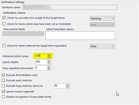 How Does Minimum Match Value For Terminology Verification Work 1