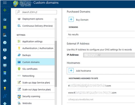 Mapping A Custom Naked Domain To Your Azure App Service The Best C Programmer In The World