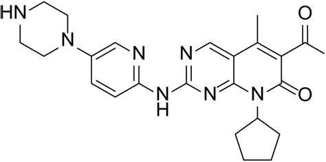 The Chemical Structure Of Palbociclib Download Scientific Diagram