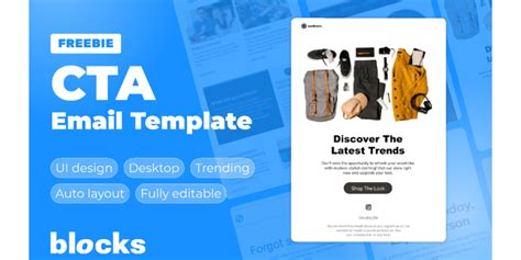Cta Email Templates By Blocks Email Editor Figma