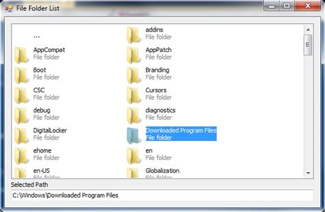 File And Folder Listview Codeproject