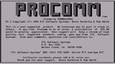 Procomm System