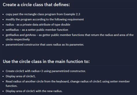 Solved Rectangle Class Demonstration Of A Simple
