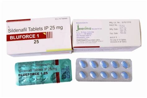 25mg Blueforce Sildenafil Tablets At ₹ 1000box Sildenafil Tablets In