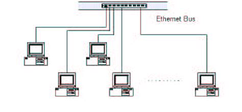 Using Bus Topology To Connect Multiple PCs To Form A Cluster Download Scientific Diagram