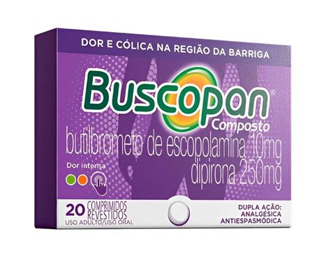 Buscopan Composto Brometo De N Butil Escopolamina 10mg Dipirona