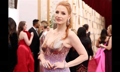 Jessica Chastain Oscars 94 Oscars Will Smith Und Jessica Chastain