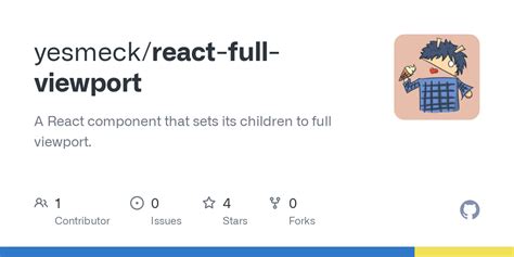 Github Yesmeckreact Full Viewport A React Component That Sets Its