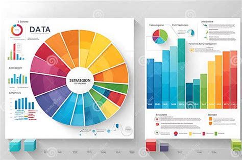 Colorful Business Graph Multi Tiered Bar Chart And Scatter Plot