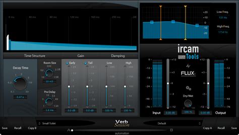 Ircam Verb Session By Flux Reverb Plugin Vst Vst3 Audio Unit Aax
