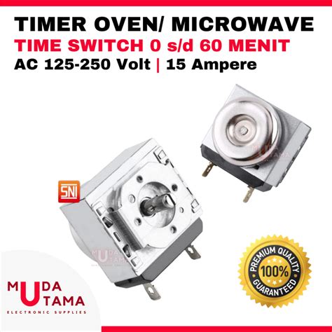 Jual Timer Oven Microwave Multi Durasi 60 Menit Bagus Timer Oven