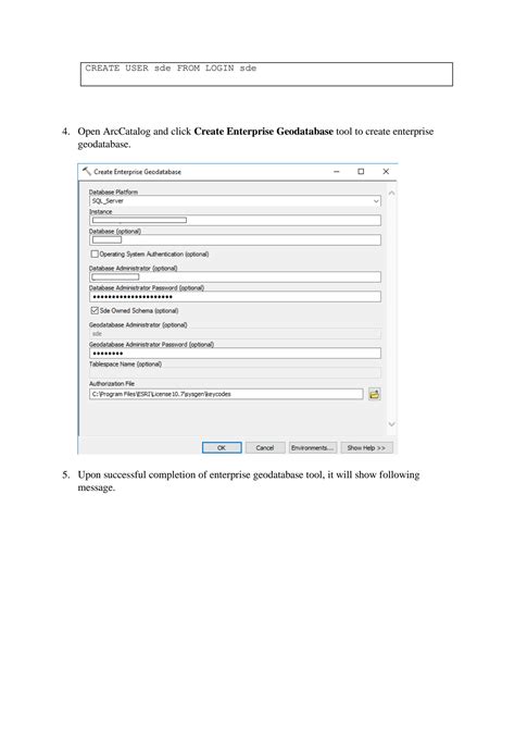 Solution Create Sde Schema Enterprise Geodatabase In Azure Sql