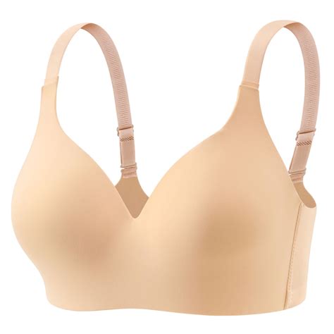 Arnsht Women Wireless Bra No Underwire Fixed Molded Cup Seamless Push