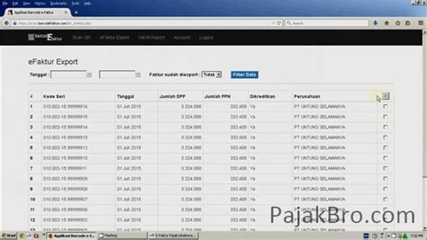 √ Cara Mudah Scan E Faktur Pajak Masukan Dan Export Csv Ke Aplikasi E Faktur Pajak