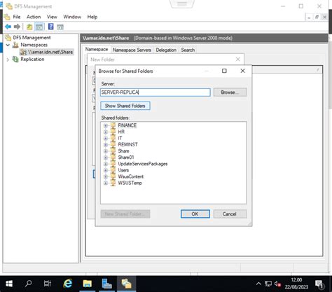 Dfs Namespace Dan Replication Windows Server 2019 Idnid