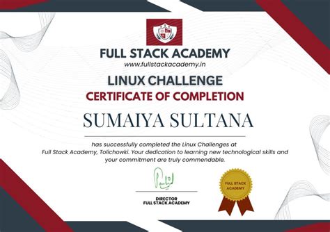 Sumaiya Sultan On Linkedin Hello Everyone I Have Completed This Linux