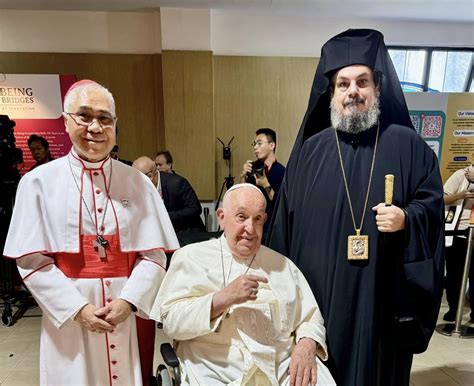 Συνάντηση του Μητροπολίτου Σιγκαπούρης με τον Πάπα Φραγκίσκο Φως Φαναρίου