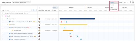 How To Work In The Topic Planning Of Communications Control Staffbase Support Portal