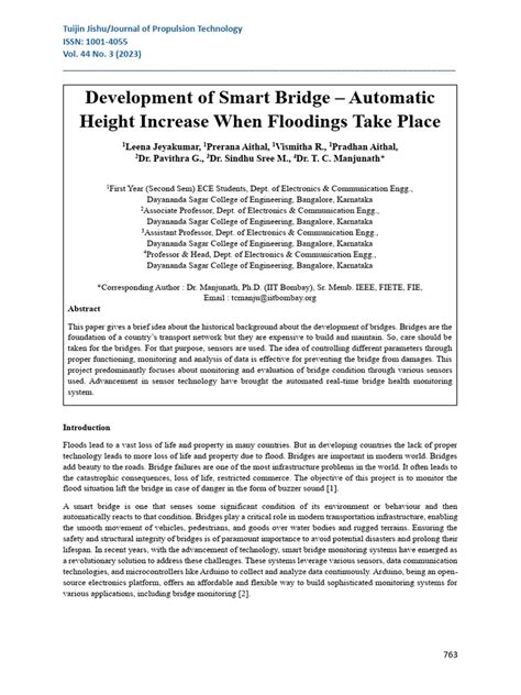 Smart Bridge Project Details Pdf Bridge Flood