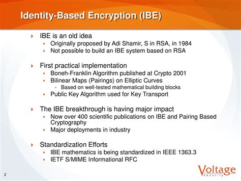 ppt identity based encryption technology overview powerpoint presentation id 712301