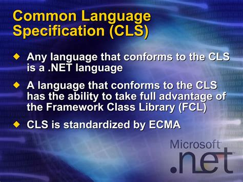 Nakov Net Framework Overview English Ppt Programming Languages