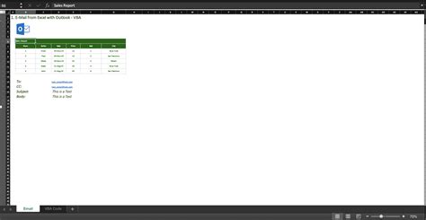 Outlook Vba Automatic E Mails Sending From Excel Eloquens