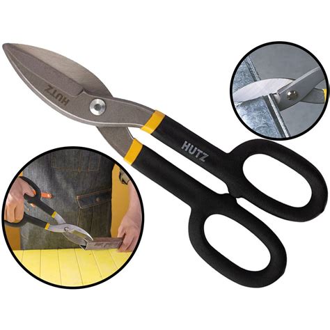 Tesoura Funileiro Para Drywall Corte De Aço Chapa Calha Alumínio 265cm Hutz Shopee Brasil