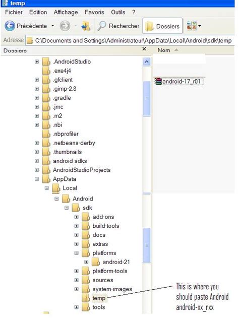 Eclipse How To Install Android Platform Components Offline Stack