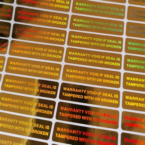 35mm X 10mm 홀로그램 스티커 보안 씰 변조 방지 보증 무효 맞춤형 레이저 라벨 개인화 2000 피스문구 스티커 Aliexpress