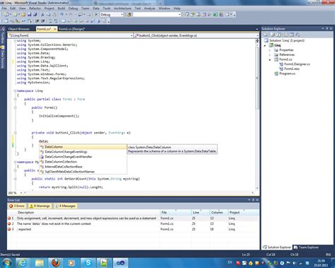 Datacontext Not Found In Vs2010 Sp1 Stack Overflow