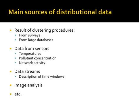 Ppt Dimension Reduction Techniques For Distributional Data Powerpoint