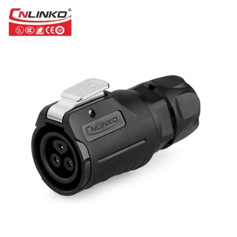 Industry M16 Ip67 3pin Waterproof Connector 3 Pin Female Male Cable Connector Led Strip Lighting