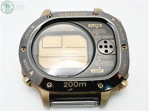 2408603656 1円 Seiko セイコー Scuba Master スキューバマスター M725 5a00 ダイブコンピュータ クォーツ デジタル 腕時計 セイコー ｜売買された