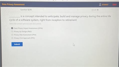 Data Privacy Assessment 2739557 BMT Question StudyX