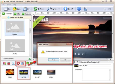 is it easy to add and remove jquery slides drag and drop slides in hi