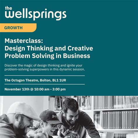 Masterclass Design Thinking And Creative Problem Solving In Business Aob