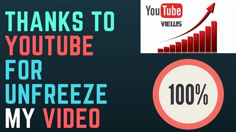 How To Unfreeze Youtube Views YouTube