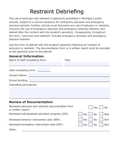 FREE 37 DebriefinFREE 25 Debriefing Samples In MS Word Google Docs PDFg Form Samples In