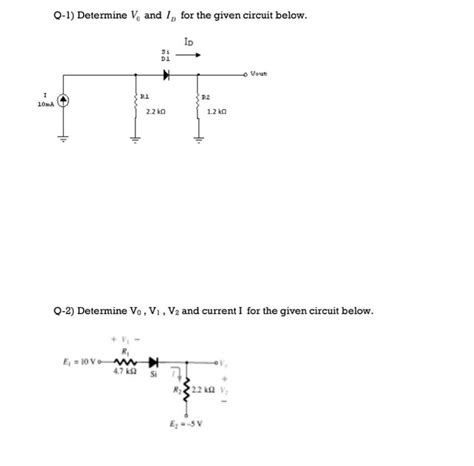 solved q 1 determine v0 and i for the given circuit