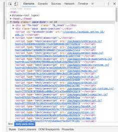 Meteor How Can I Get All The Tags Out Of The Way In Chrome Inspector
